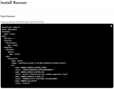 creating runners