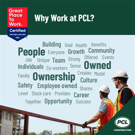 Pcl Construction On Linkedin Our Employees Have Spoken And Heres How