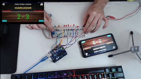 Minijuego Ping Pong Usando Un TelÉfono En Arduino