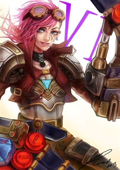 Lol Vi By Roadccan On Deviantart Vi League Of Legends League Of