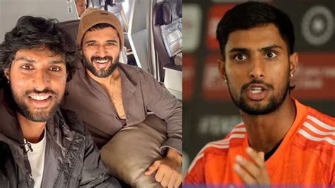 Tilak Varma Vijay Devarkonda టీమ్ఇండియా యువ క్రికెట‌ర్ తిల‌క్ వ‌ర్మ‌తో రౌడీ హీరో విజయ్