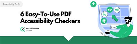 6 Easy To Use PDF Accessibility Checkers A Checker