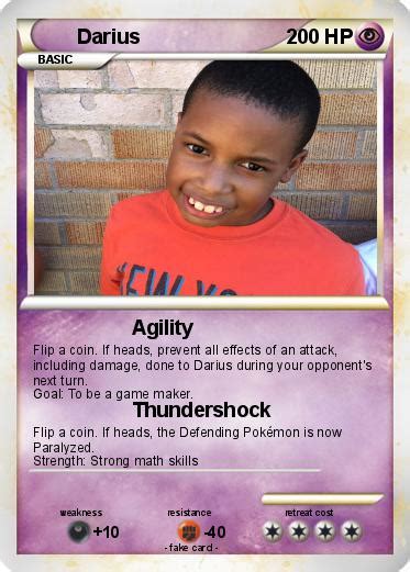 Pokémon Darius 100 100 Agility My Pokemon Card