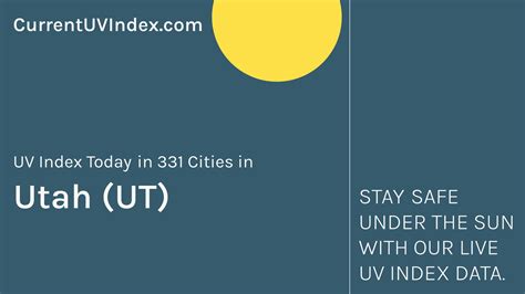 Utah Ut Current Uv Index And Hourly Forecast