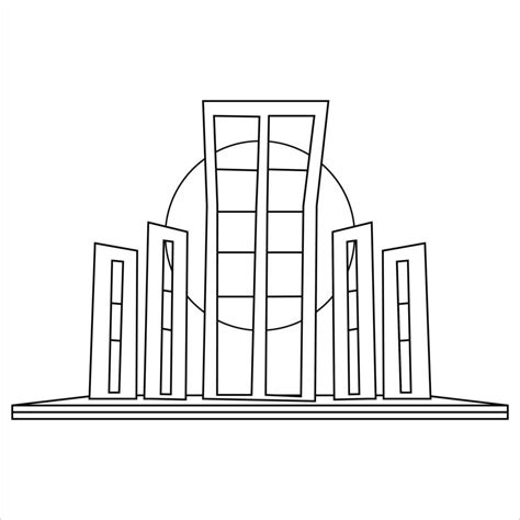 Sketch Of Shaheed Minar Front View 55781536 Vector Art At Vecteezy