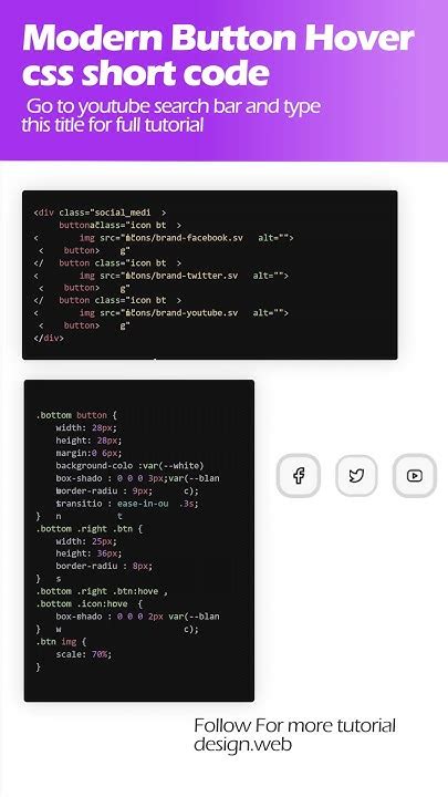Shorts Create Minimal Icons Using Only Html And Css Dezignweb Youtube