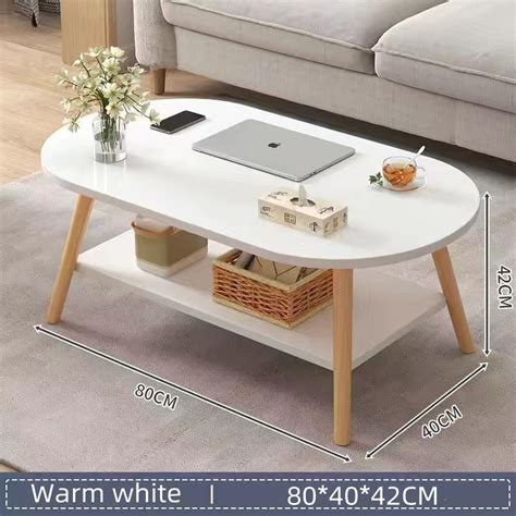 nordic style simple table round coffee table central table living