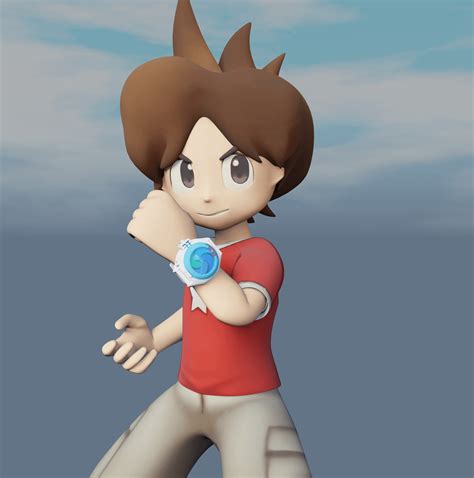 Nate And His Yo Kai Watch Modelled Blender R Yokaiwatch