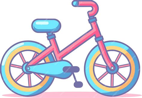 Premium Vector Vector Drawing Of Cyclist Path Illustrated Bike Pedal