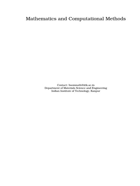 computational methods pdf