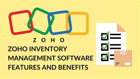 Zoho Inventory Management Software Features And Benefits Subscribed Fyi