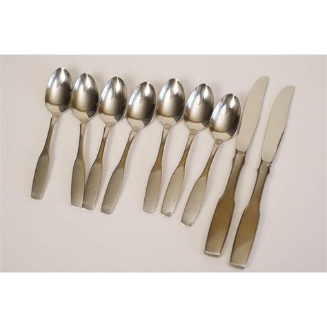 Oneida Community Paul Revere Stainless Steel Flatware Silverware Set 9