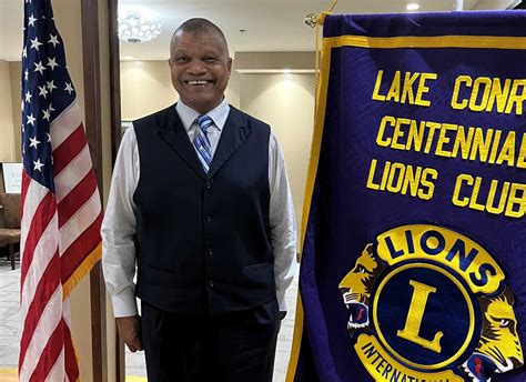 Lake Conroe Lions Hear About The Coat Of Many Colors Ministry