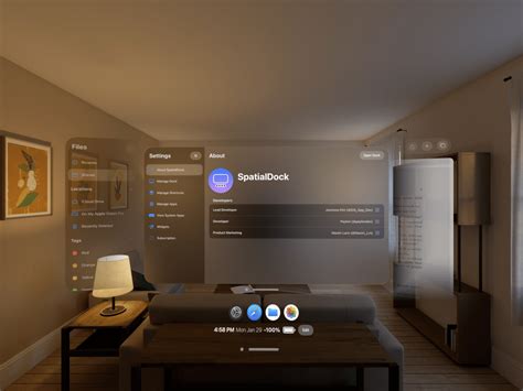 Un Dock Dans Visionos Apple Dit Non Il Devient Open Source