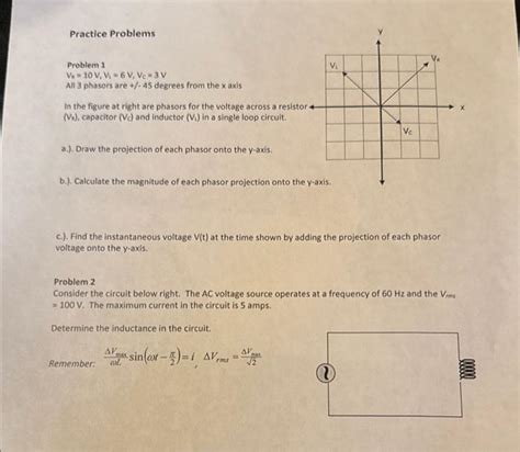 solved practice problems problem 1 vh 10 v vc 6 v vc 3 v