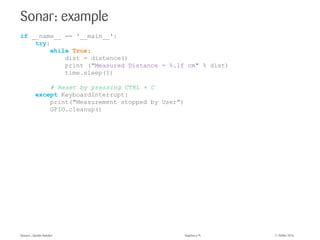 Raspberry Pi Sensors Tutorial PPTX