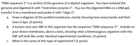 Solved If We Are Given DNA Sequence And R E Is Given Along Chegg Com