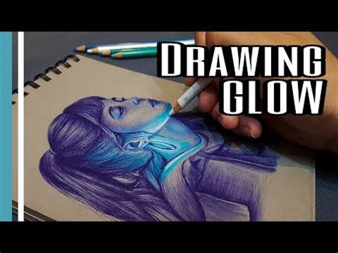 Draw GLOWING Effect Using Colored PENCILS Ep YouTube Color Pencil Illustration Color