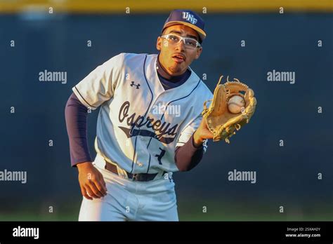 North Florida Infielder Mitchell Collins 3 Warms Up Before An Ncaa