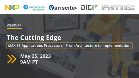 Nxp Semiconductors On Linkedin Join This Round Table Webinar With Nxp And Three Key Partners