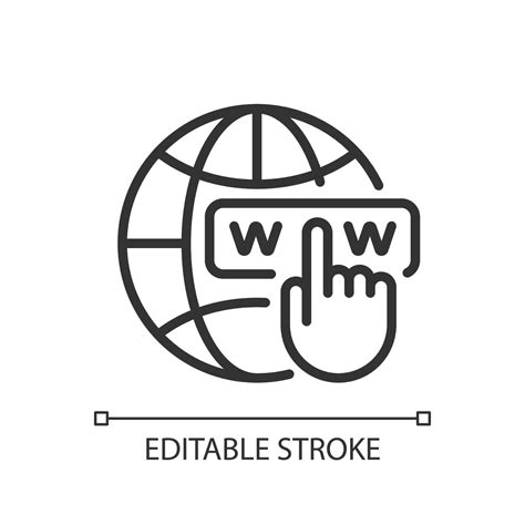 website pixel perfect linear icon click on hyperlink optimizing