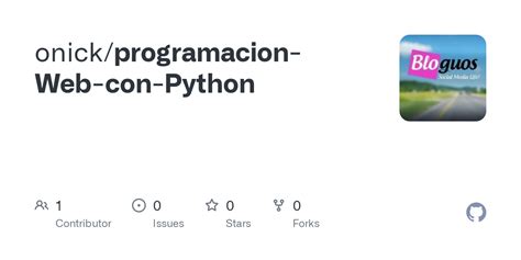github onick programacion web con python
