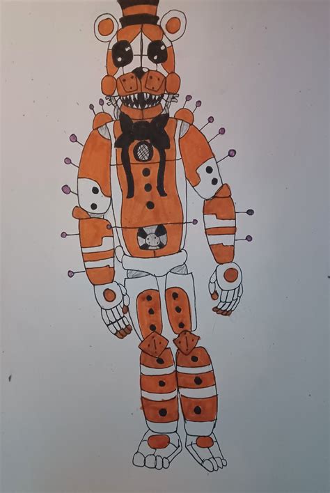 Prototype Funtime Freddy Fixed Molten Freddy By Moltensart On Deviantart