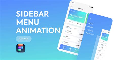 Sidebar Menu Animation Free Figma Template For Uncategorized