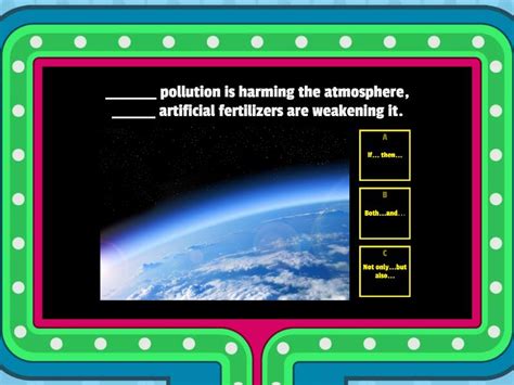 Correlative Conjunction Review Practice Gameshow Quiz