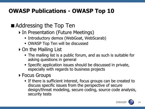 Ppt Owasp An Introduction Powerpoint Presentation Free Download Id 3082615