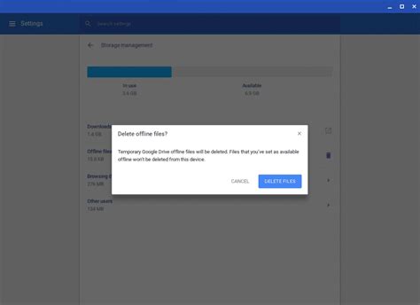 Delete Temporary Google Drive Offline Files On Chromebook Chrome Story