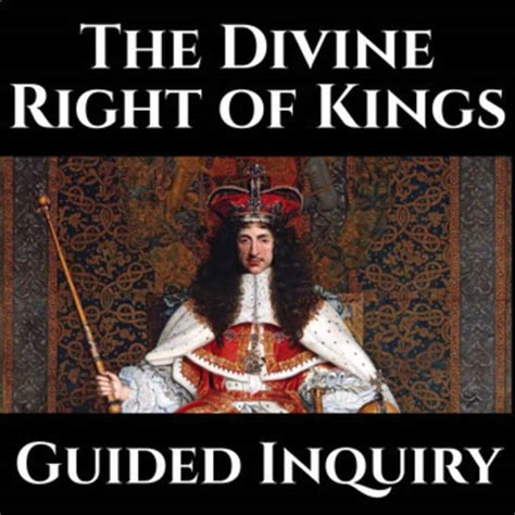 The Divine Right Of Kings Primary Source Analysis Guided Inquiry Worksheet