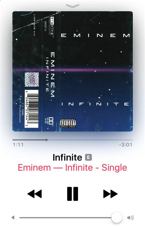 Eminem Infinite Album Cover