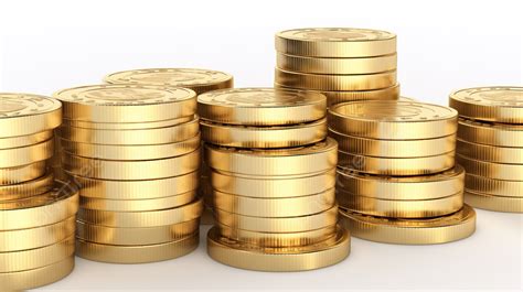 서로 위에 겹쳐진 금화 금화 스택의 3d 모델 격리된 흰색 배경에 금화 열 3d 그래픽 배경 일러스트 및 사진 무료 다운로드 Pngtree