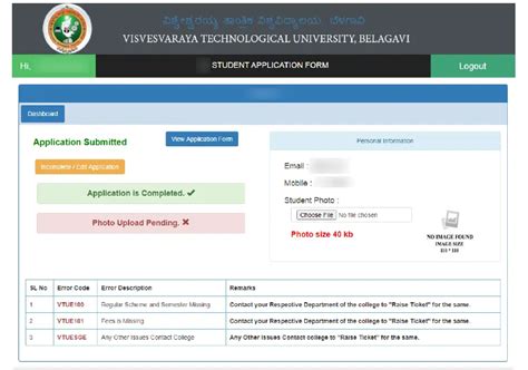 Vtu Prexam Online Exam Form Submission 2022