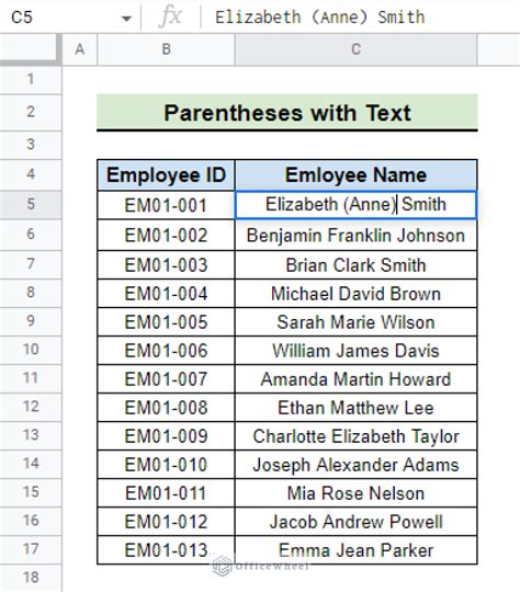 How To Add Parentheses In Google Sheets 5 Ideal Scenarios