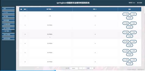 Springbootjavaphpnodepython微服务车站寄存柜管理系统【计算机毕设】寄存柜源码 Csdn博客