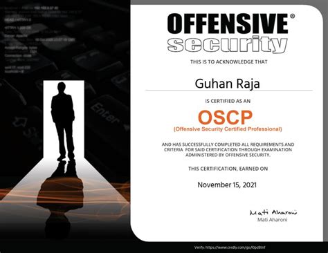Guhan Raja On Linkedin Oscp Infosec Offensivesecurity 200 Comments