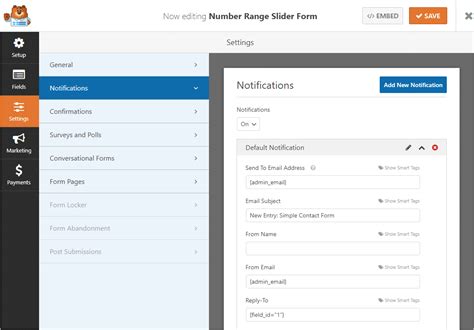 How To Create A Form With A Number Range Slider