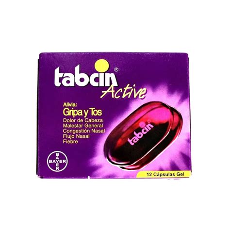 Tabcin Active Capsulas Blandas Caja X 12 Unds Farmacia Pasteur Farmacias Pasteur