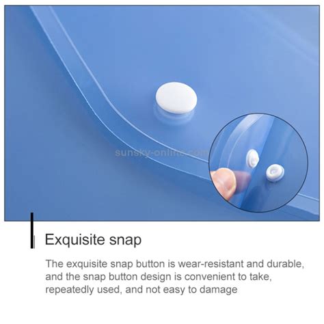 12 Pcs A4 투명 문서 가방 종이 파일 폴더 문구 학교 사무실 Pp 케이스 파란색