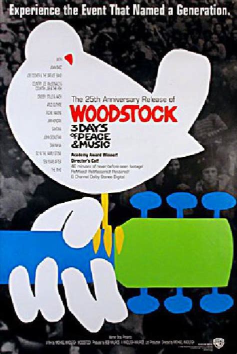 Woodstock Original R1994 Us One Sheet Movie Poster Posteritati