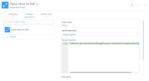 Wevo Ipaas Tool Parse Html To Pdf