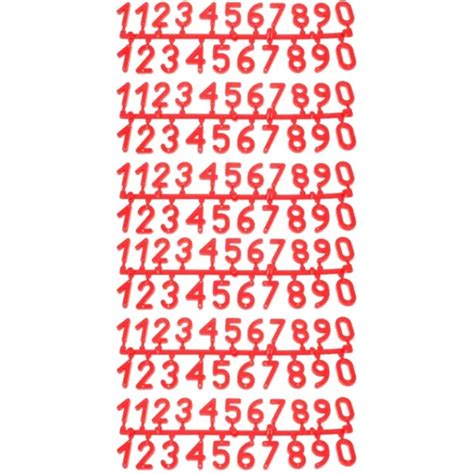 2 Count Small Numbers Beekeeping Numbered Signs Board Signage Digital £