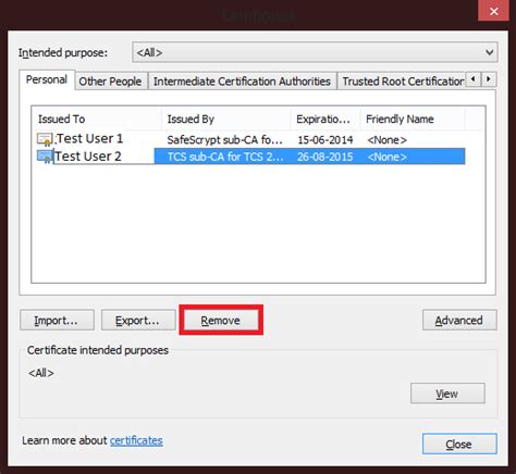 How To Remove Digital Certificates From Web Browser ETenders Info