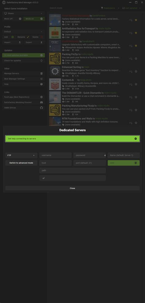 Something Went Wrong Updating Any Mod Satisfactory Modding