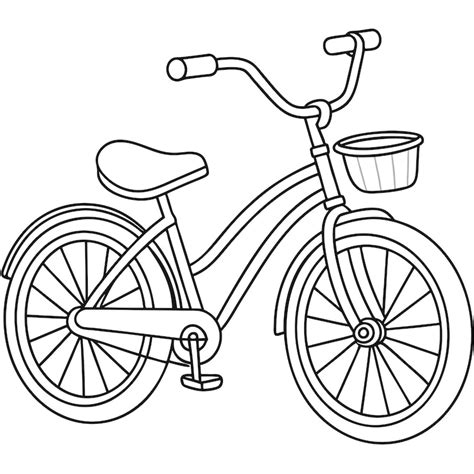 자전거 색칠 도안 이미지 Freepik에서 무료 다운로드