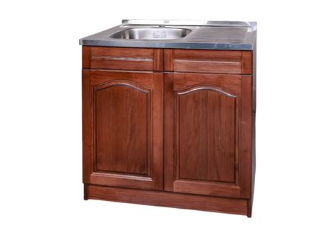 Кухненски шкаф с мивка 100 см байц Орех Масив А 100 М Мебели АРЕНА