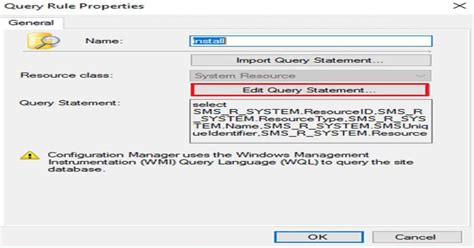 sccm dynamic collection query update known issue htmd blog