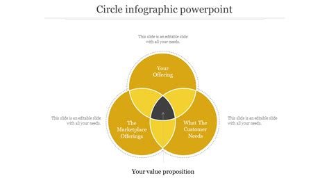 Creative Circle Infographic PPT For Visual Data Display